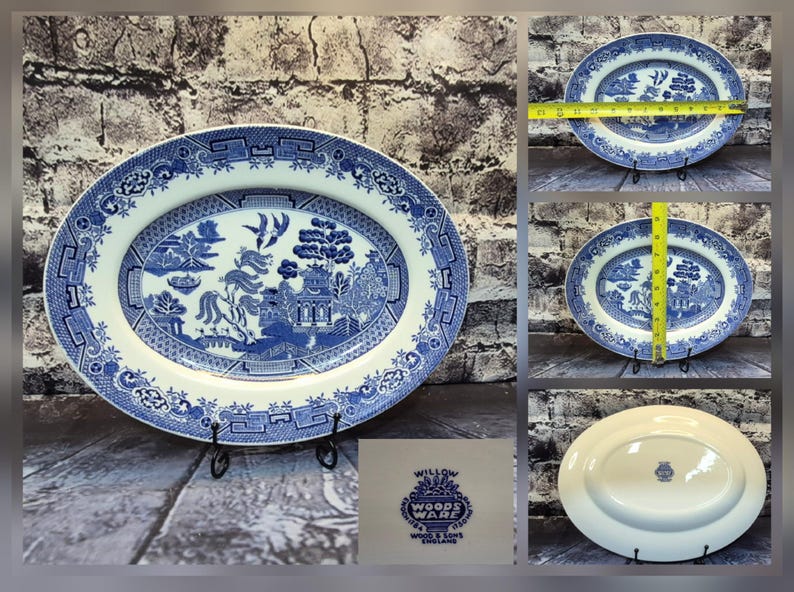 Dinnerware Collection in Blue Willow Pattern, Made in England - Etsy
