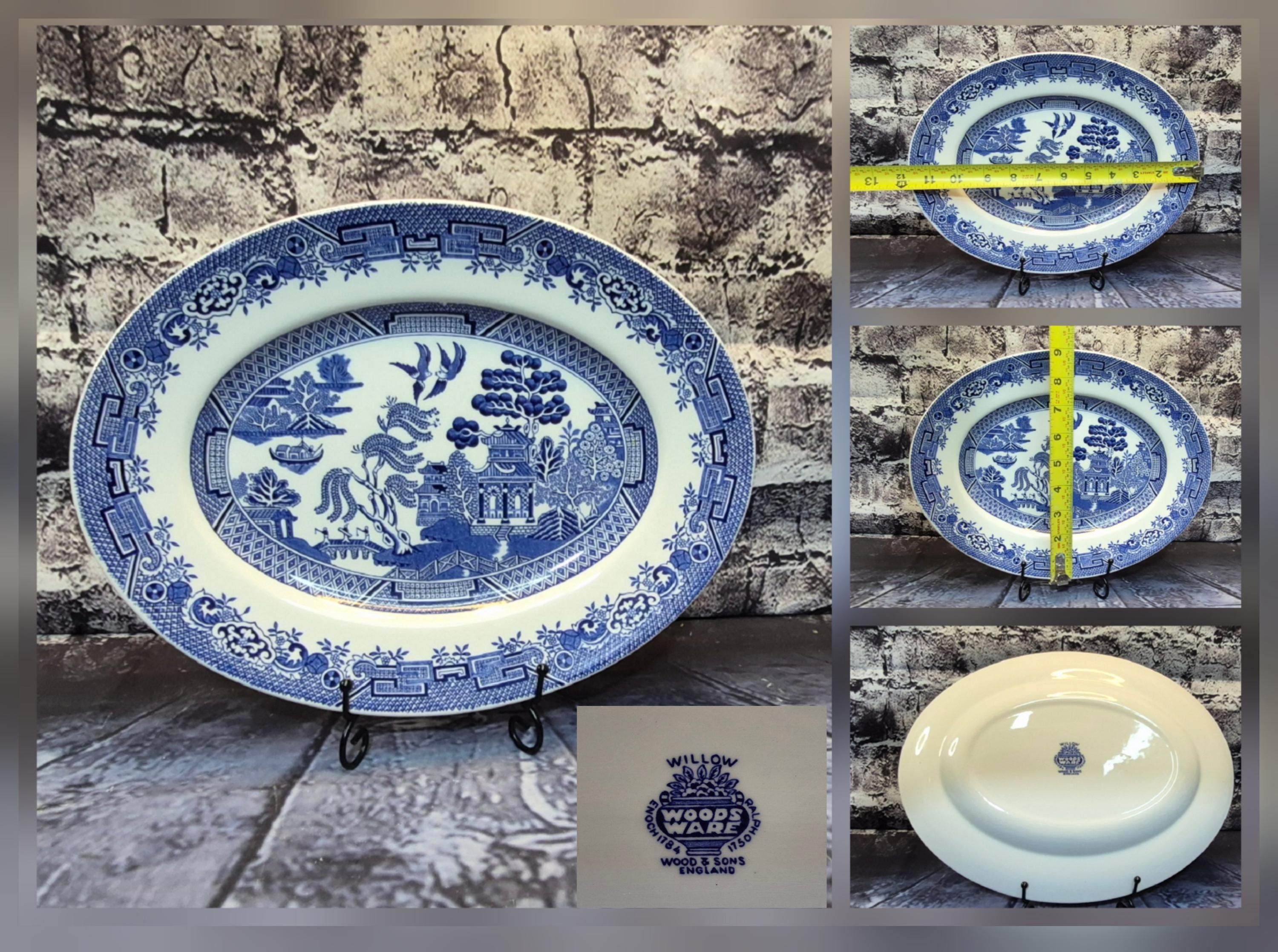 Dinnerware Collection in Blue Willow Pattern, Made in England - Etsy