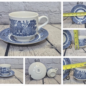 Dinnerware Collection in Blue Willow Pattern, Made in England - Etsy
