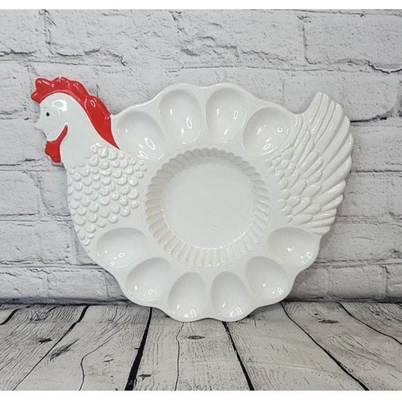 Ceramic Christmas Tree Deviled Egg Holder - Etsy