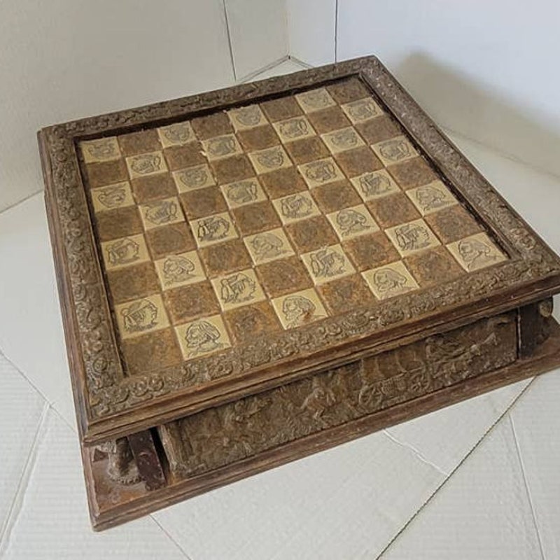 Indian Chess Set - Etsy