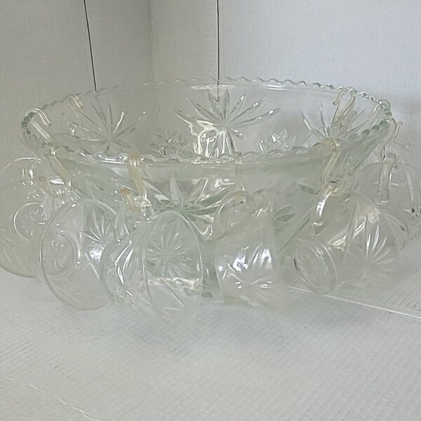 Glass Punch Bowl - Etsy