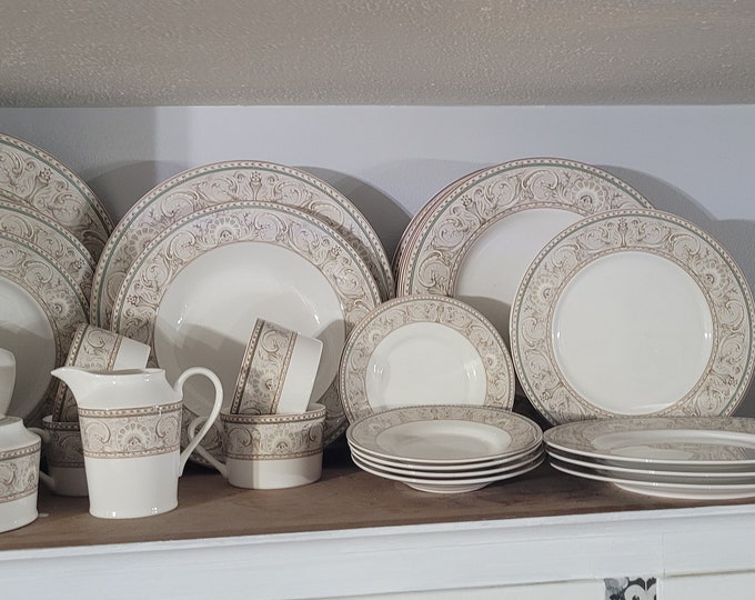 44 Pcs Christopher Stuart Optima Newport HK203 Dinner Set - Etsy