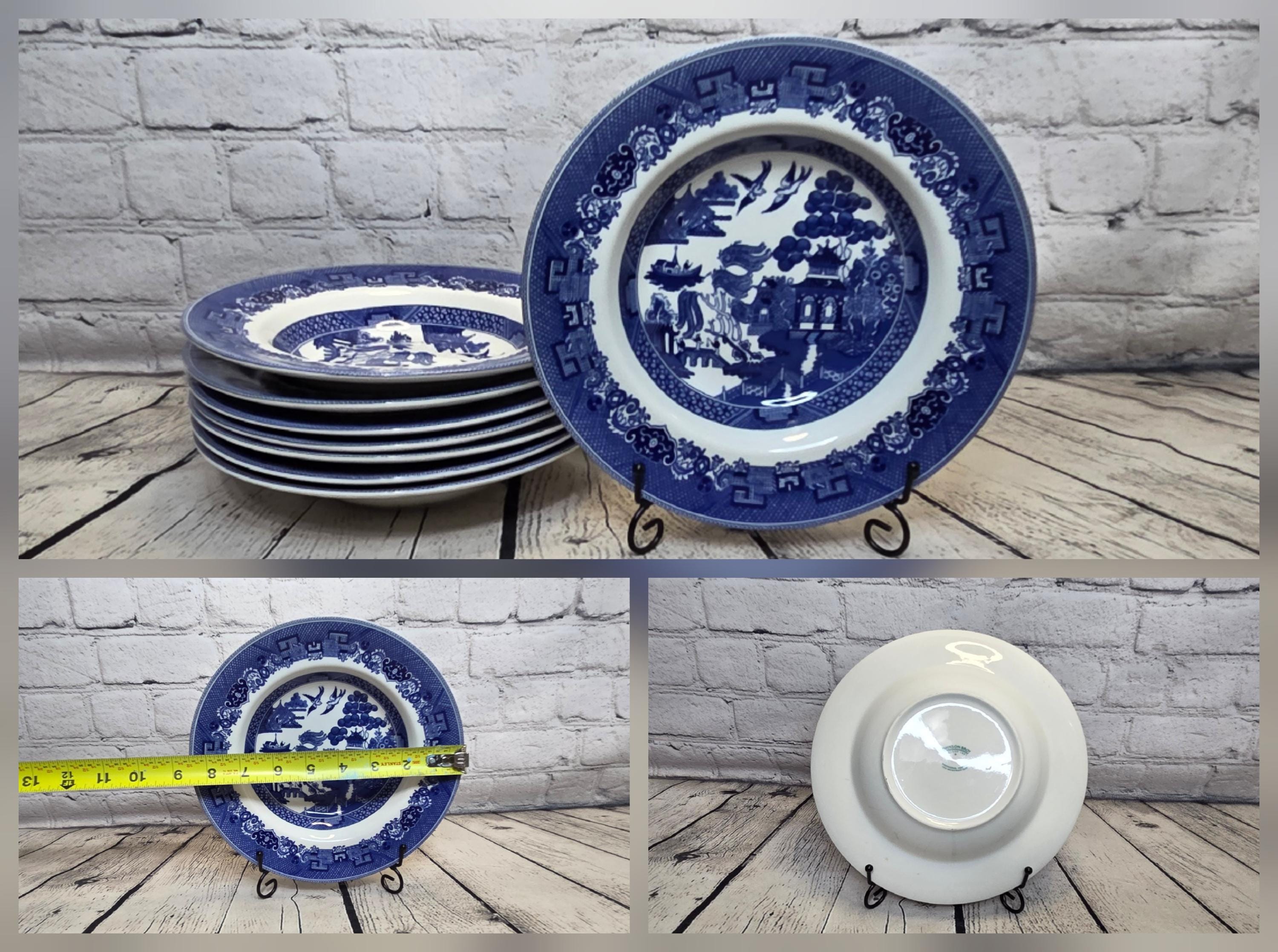 Dinnerware Collection in Blue Willow Pattern, Made in England - Etsy