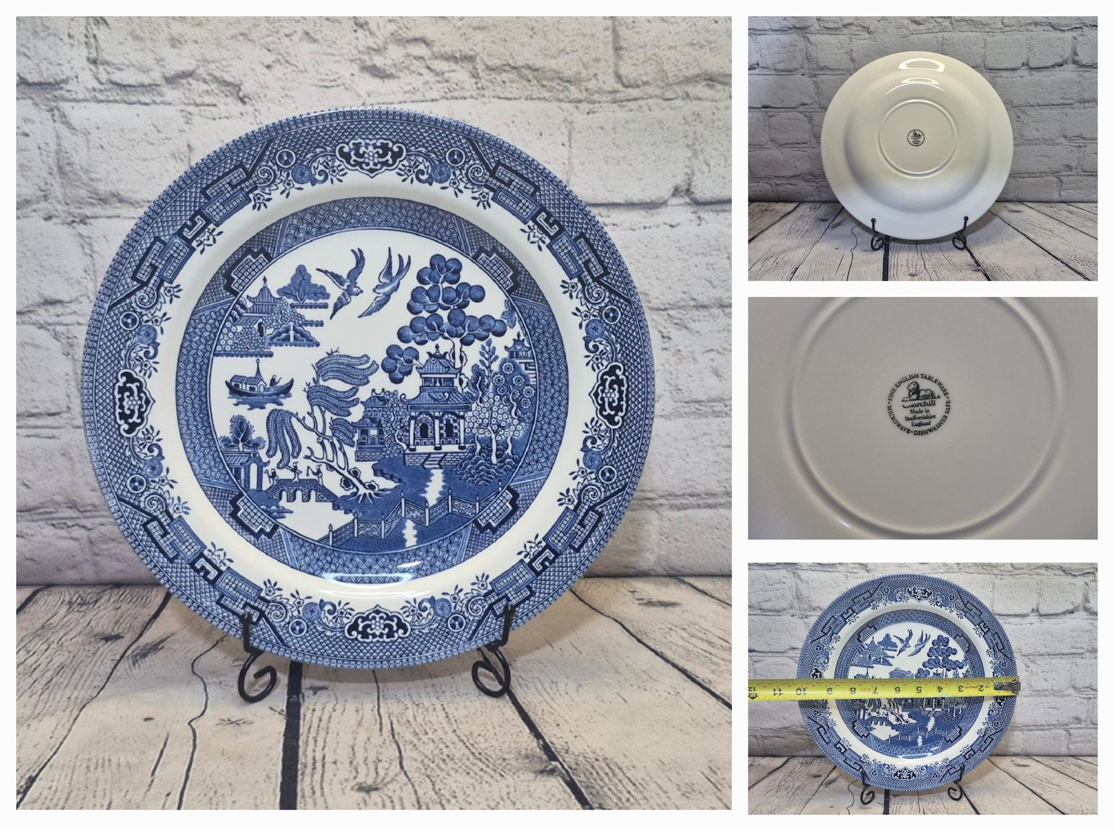 Dinnerware Collection in Blue Willow Pattern, Made in England - Etsy