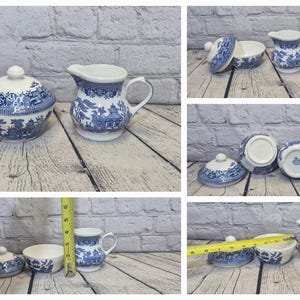 Dinnerware Collection in Blue Willow Pattern, Made in England - Etsy