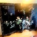 Room Screen Oriental Lacquered Dressing Room Screen Decorated With ...