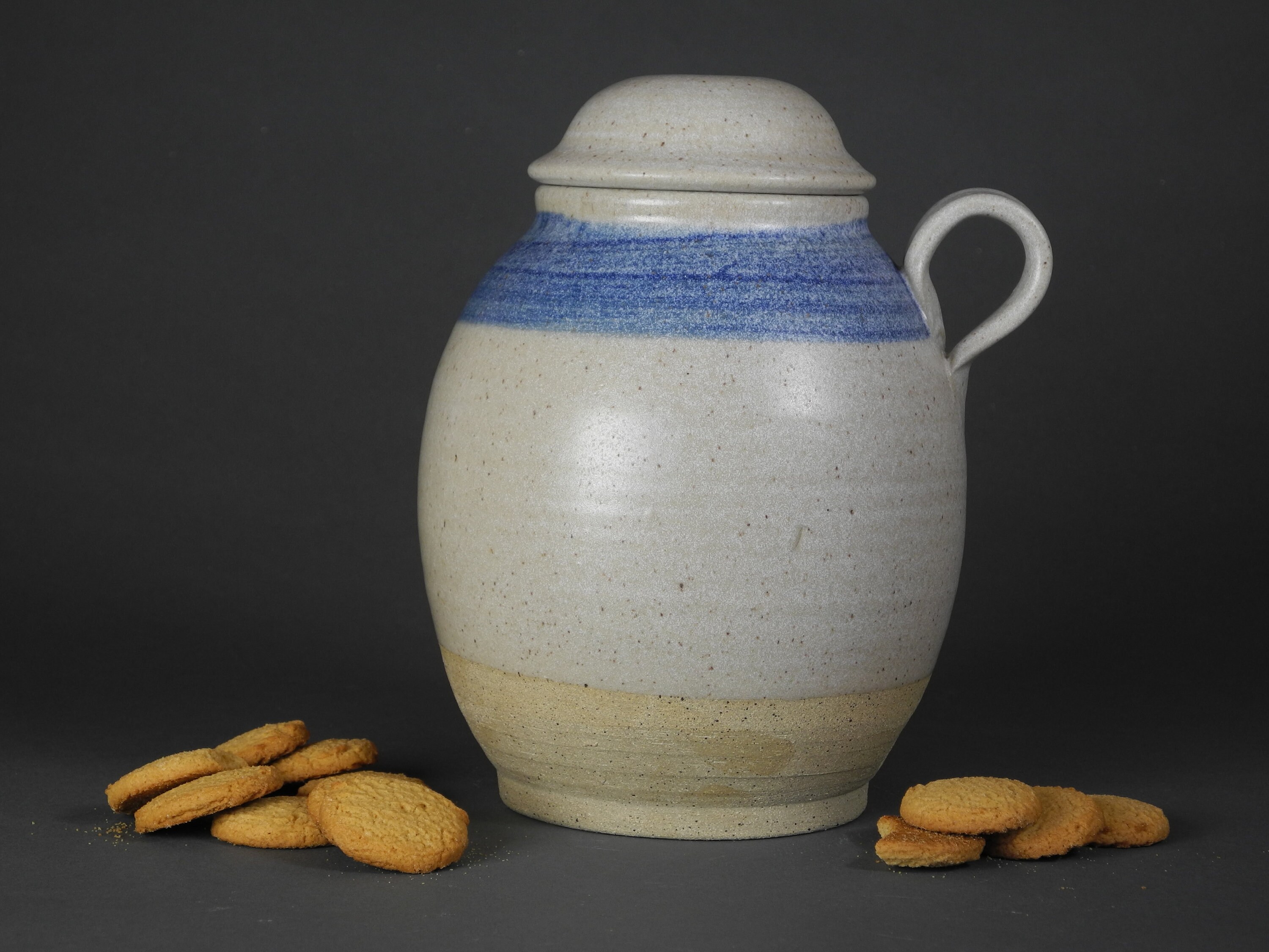 Handmade Pottery Cookie Jar Large CJ619 - Etsy