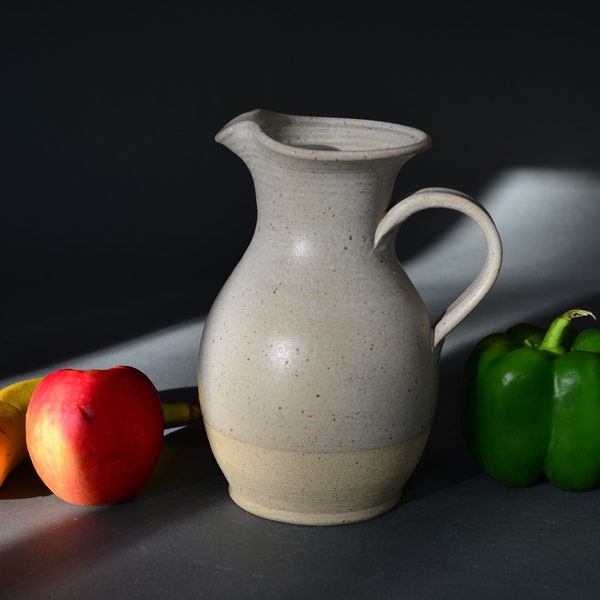 Pottery Pitcher Vase - Etsy