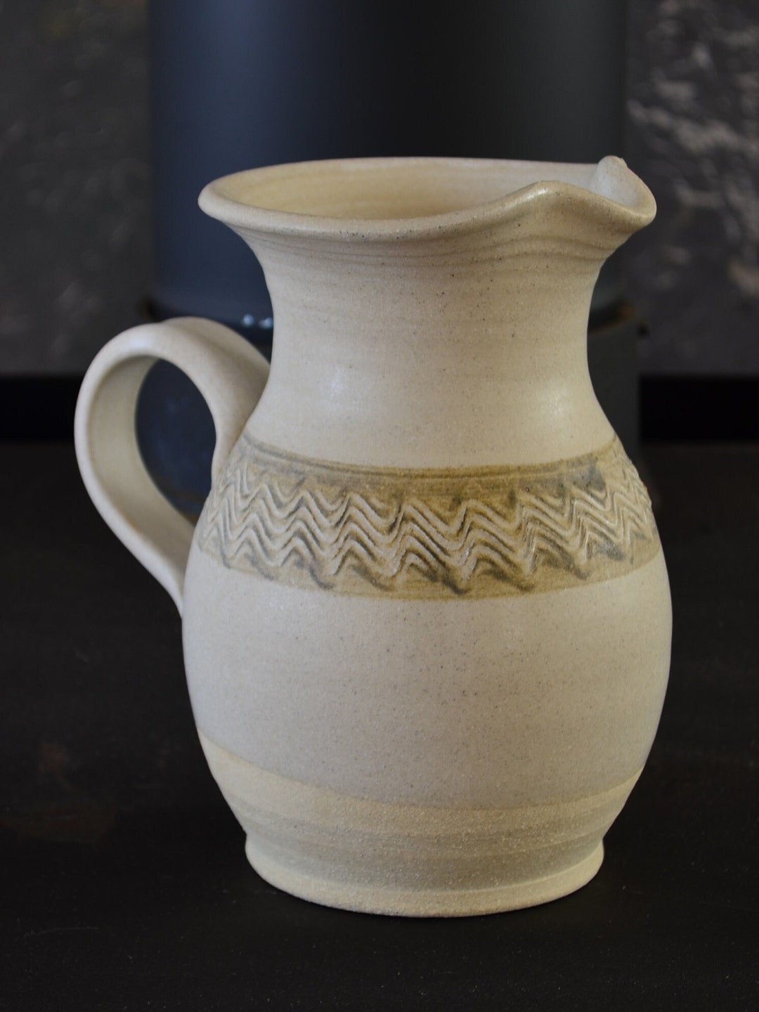 Communion Pitcher W/olive Band - Etsy