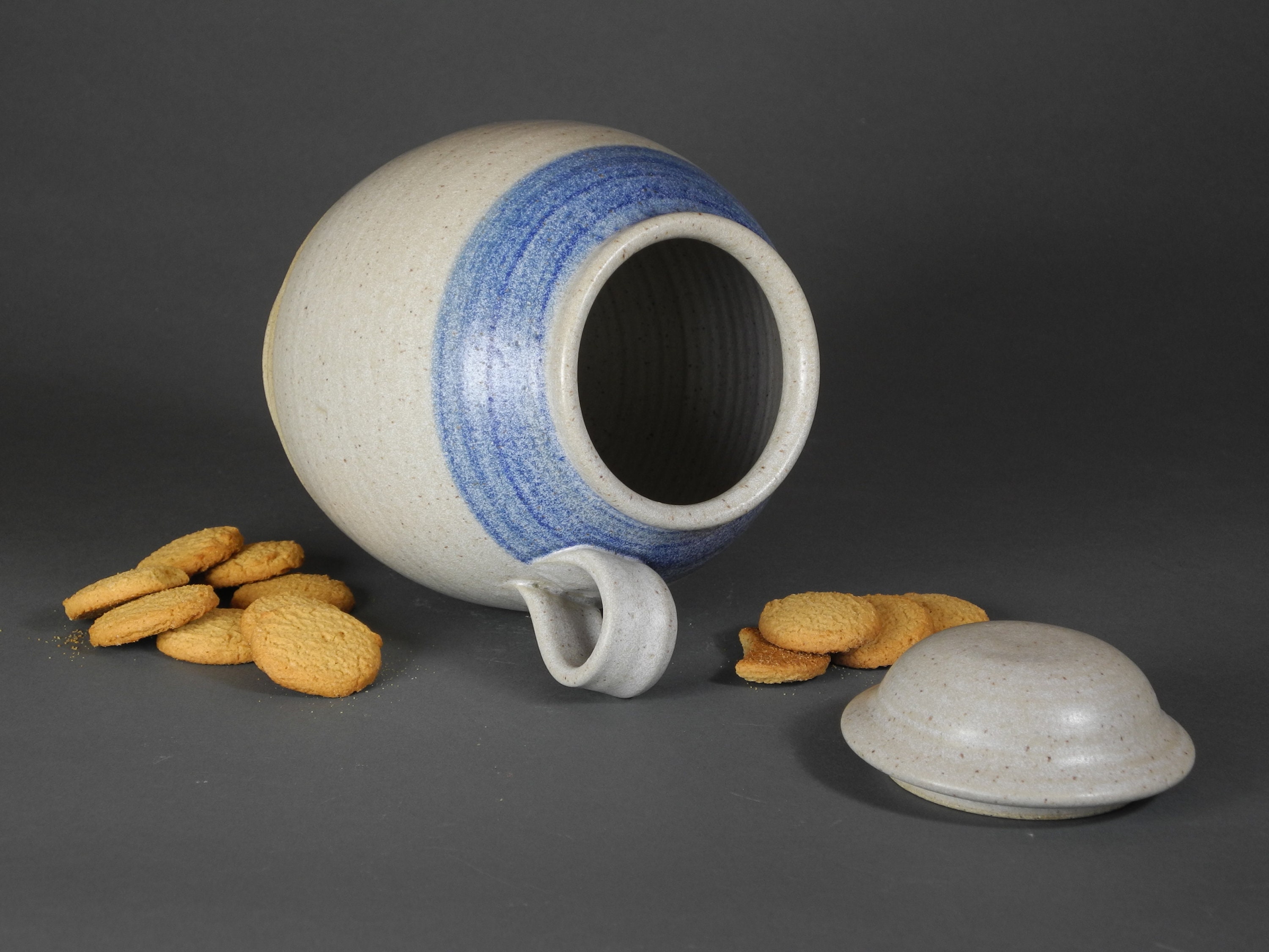 Handmade Pottery Cookie Jar Large CJ619 - Etsy