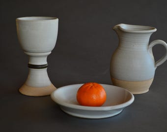 Communion Set, Handmade Pottery - Etsy