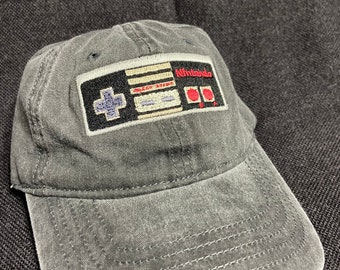 Nintendo Embroidered Hat - Etsy