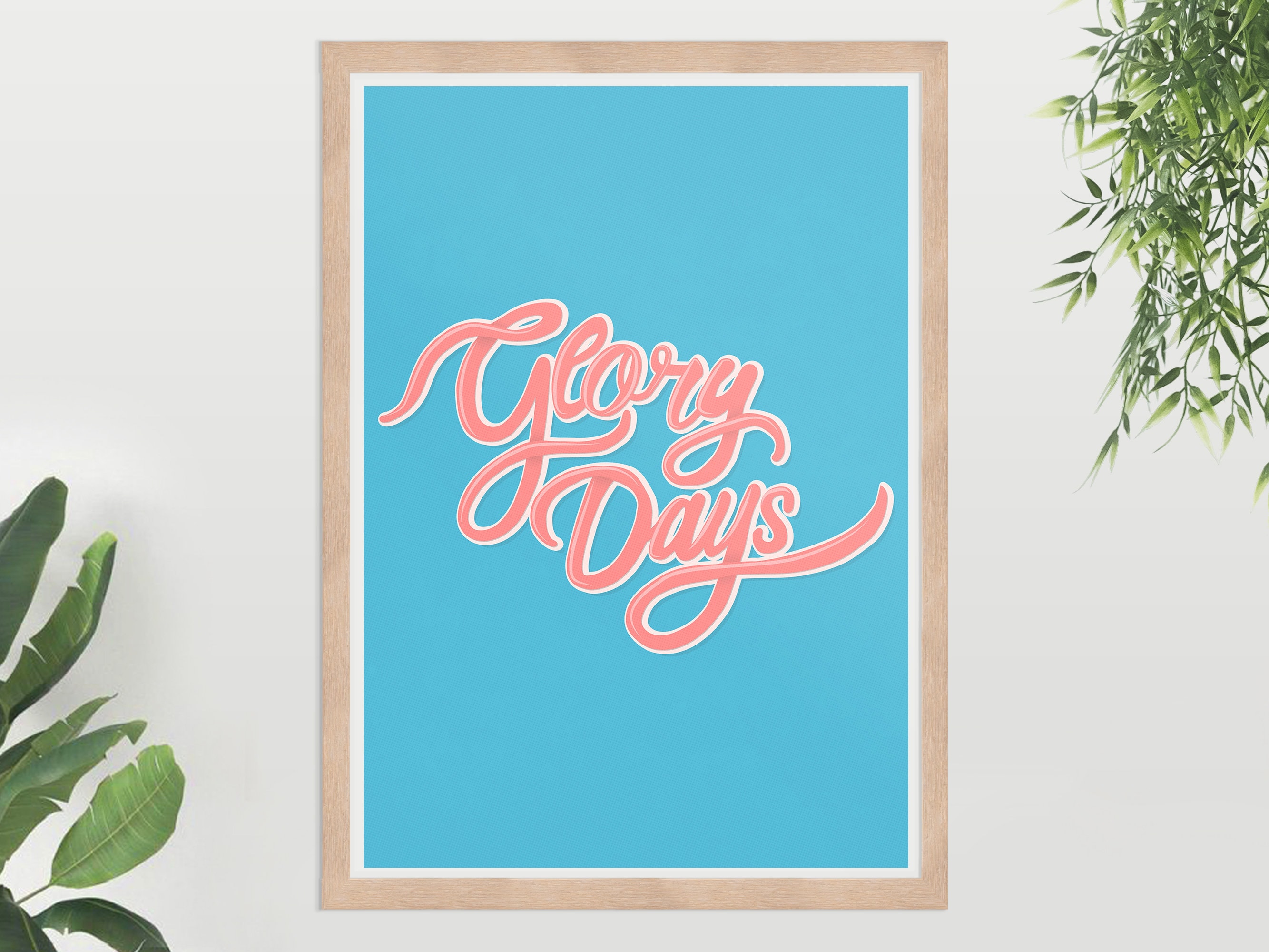 Glory Days Bruce Springsteen Inspired Vector Illustration - Etsy