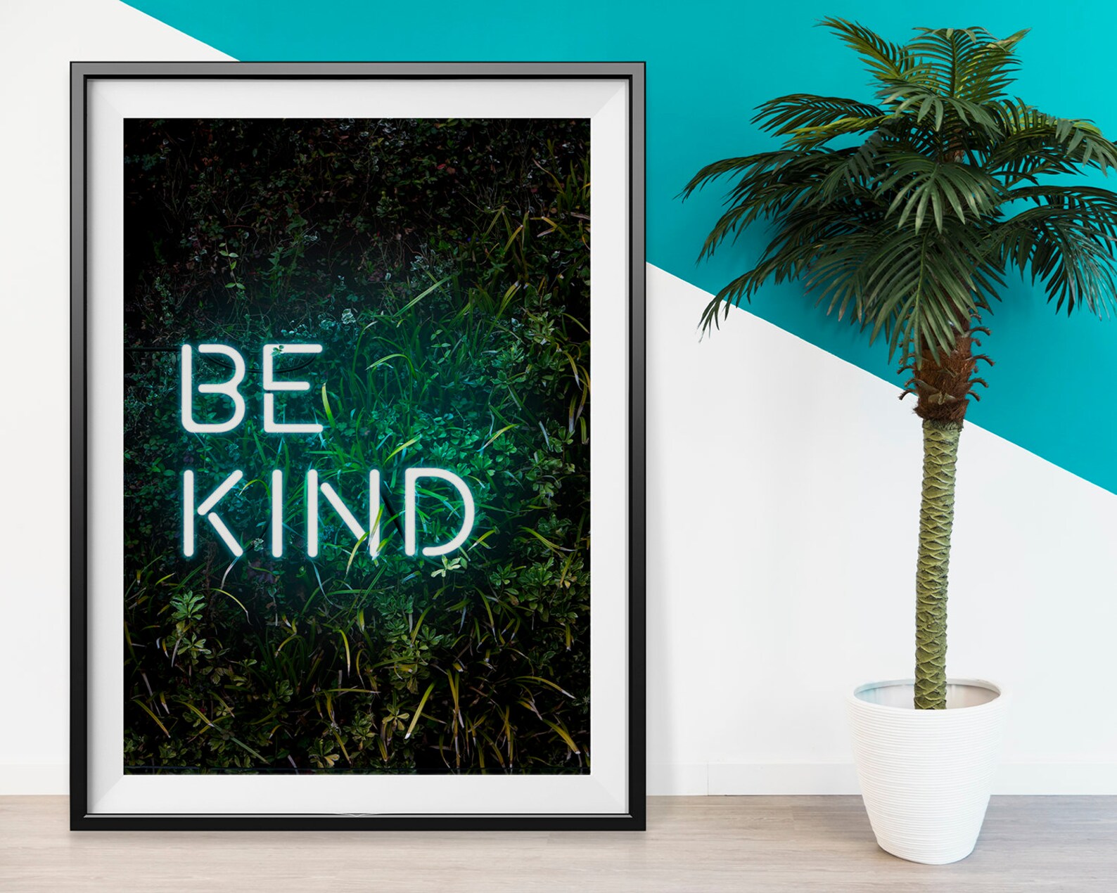 Be Kind Inspirational Neon Sign Print | Etsy