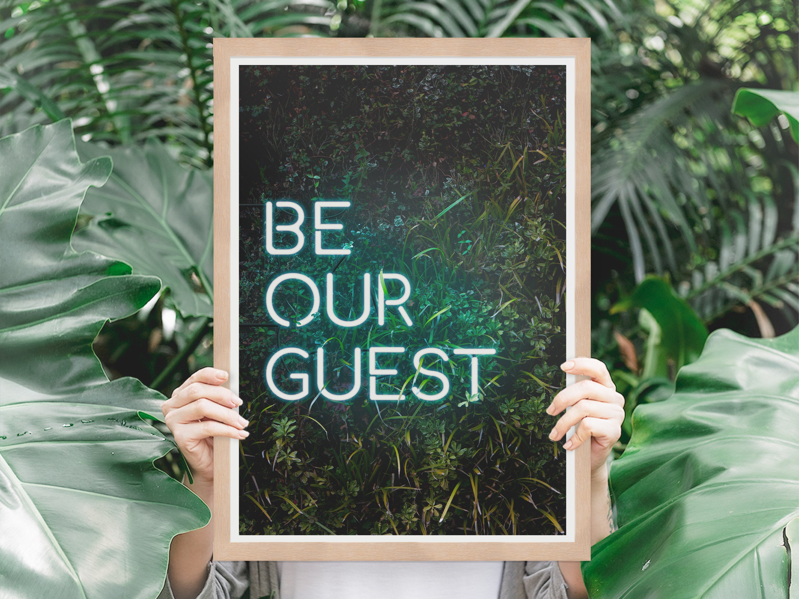 Be Our Guest Disney Inspired Neon Sign Print - Etsy
