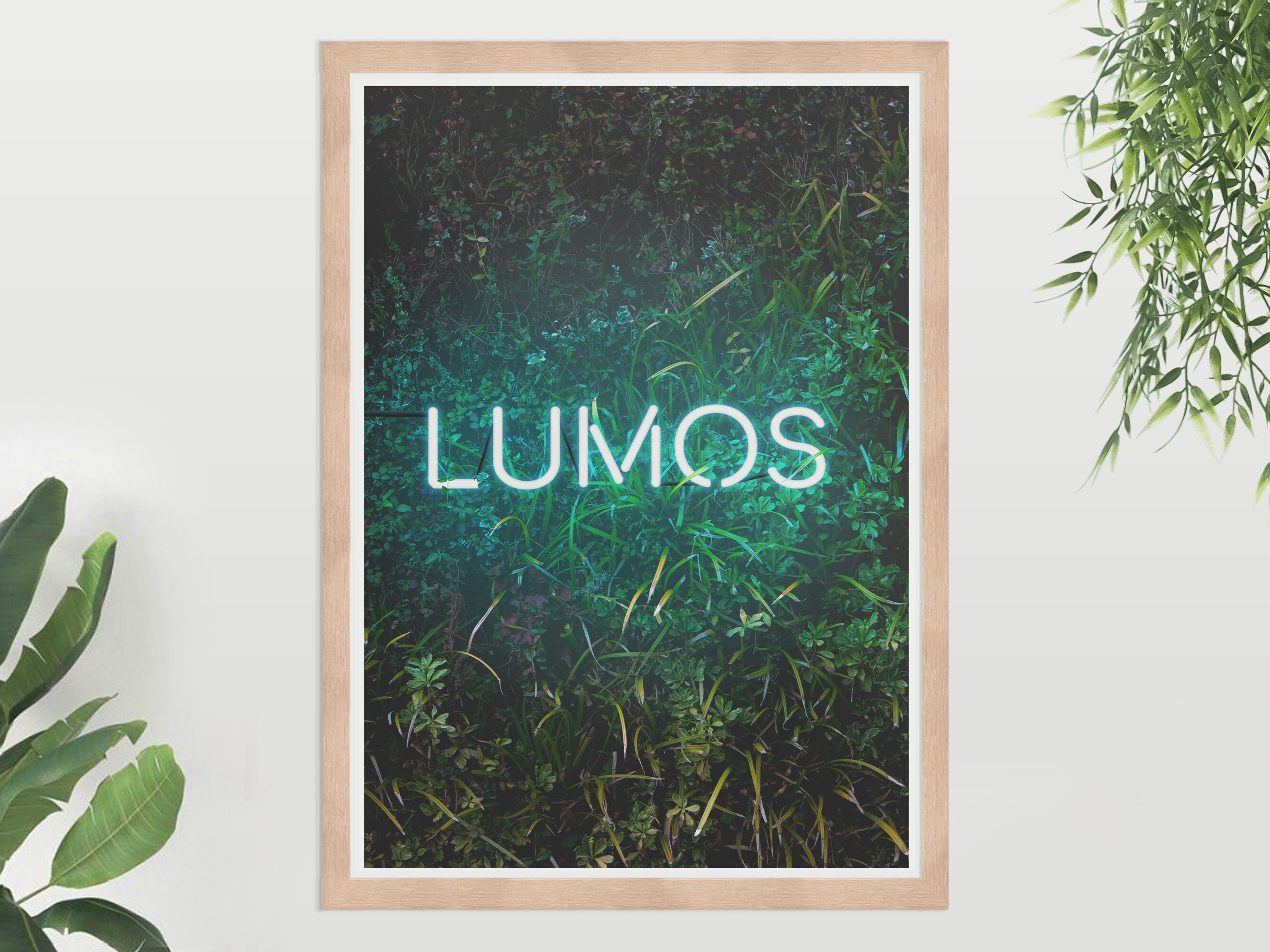 Lumos Harry Potter Inspired Neon Sign Print - Etsy