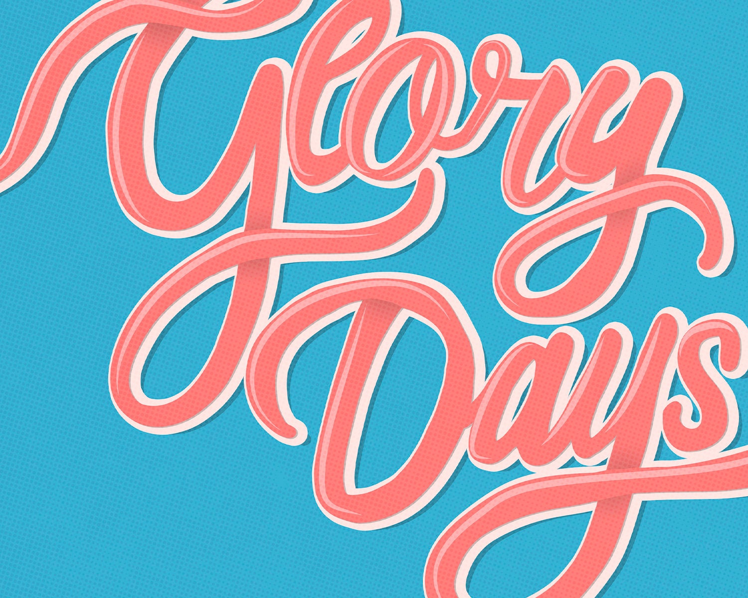 Glory Days Bruce Springsteen Inspired Vector Illustration - Etsy