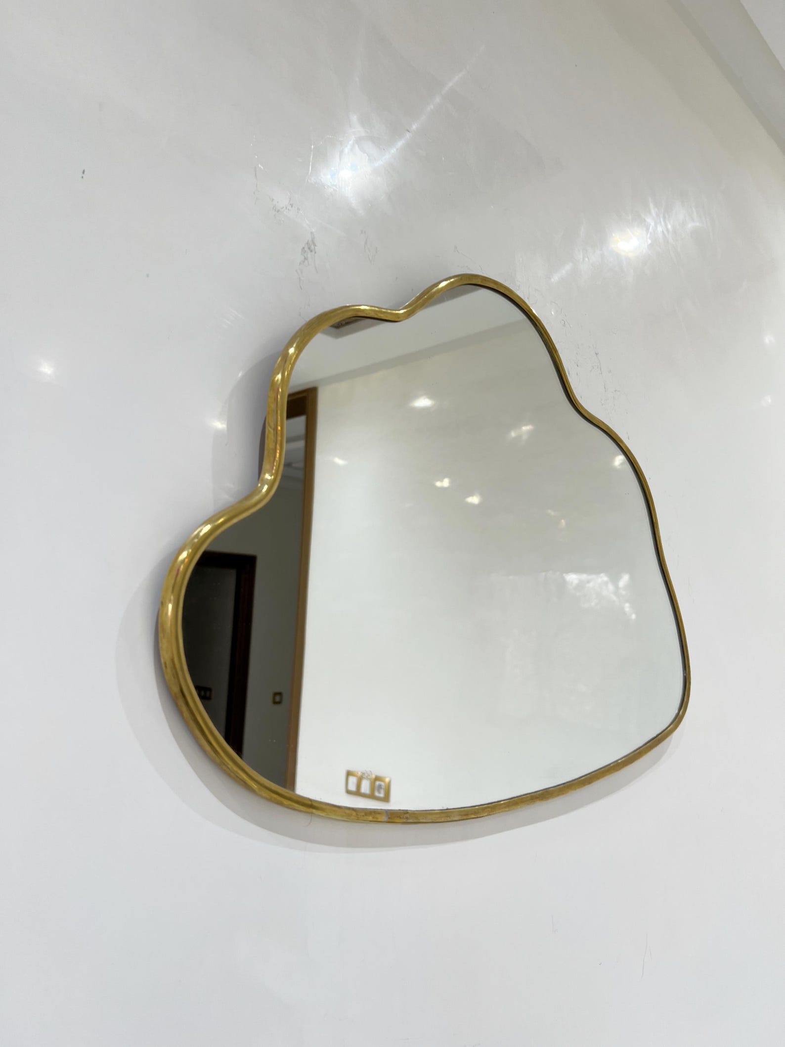 Cloud Shaped Mirror for Nursery, Large White Wall Mirror, Full Length ...