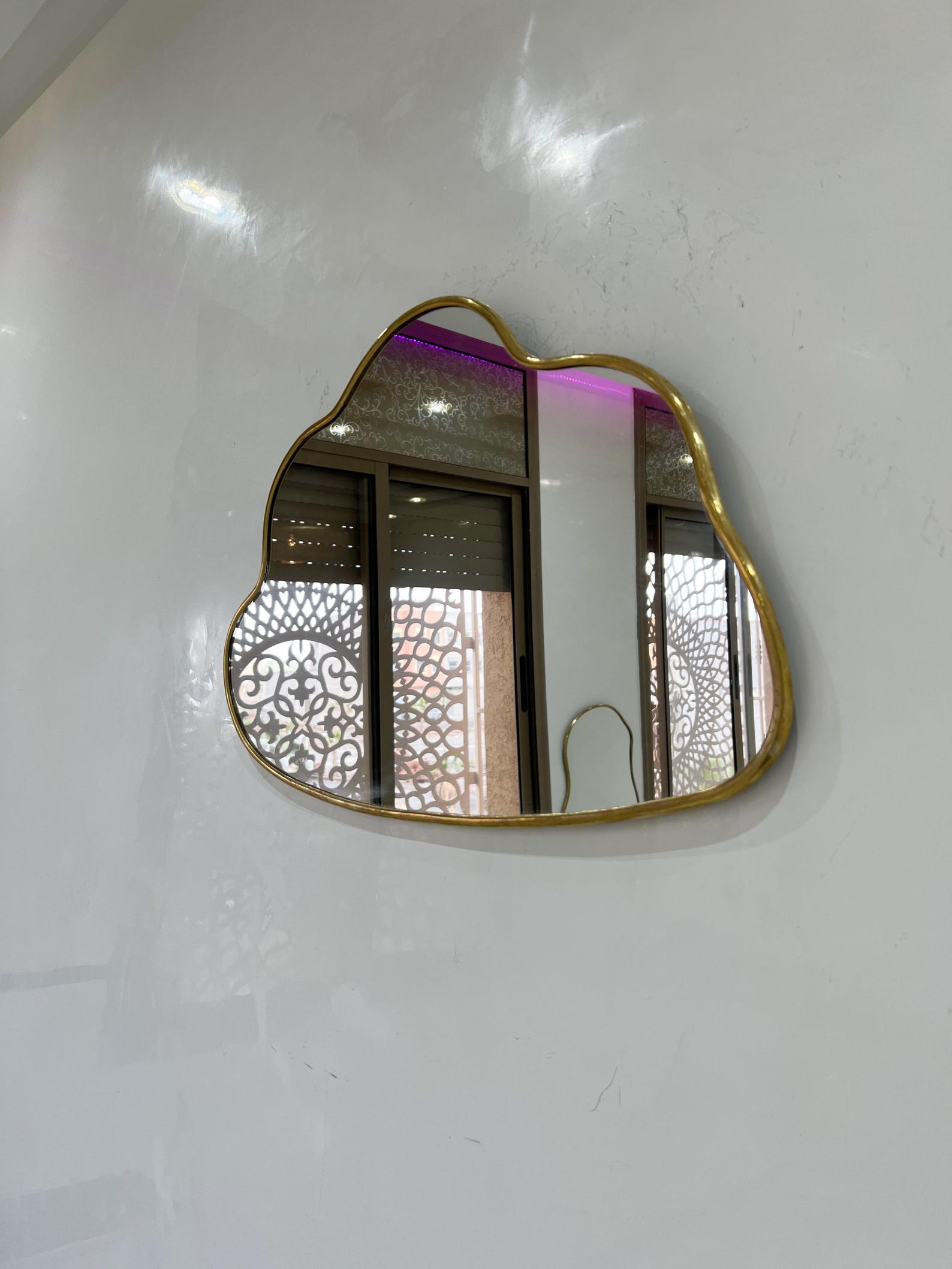 Cloud Shaped Mirror for Nursery, Large White Wall Mirror, Full Length ...