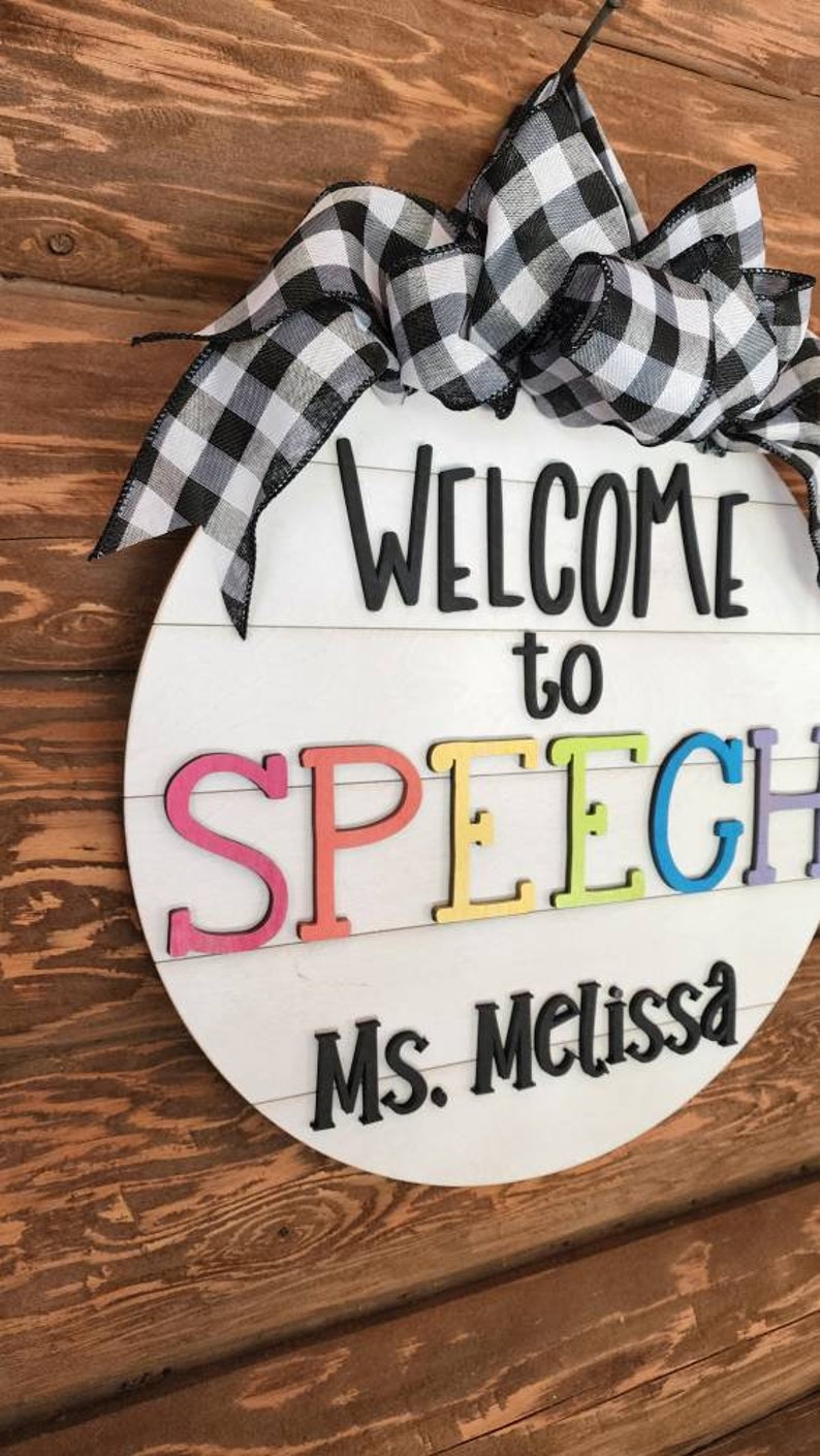 Welcome to Speech. Welcome to Our Classroom. Welcome to My - Etsy