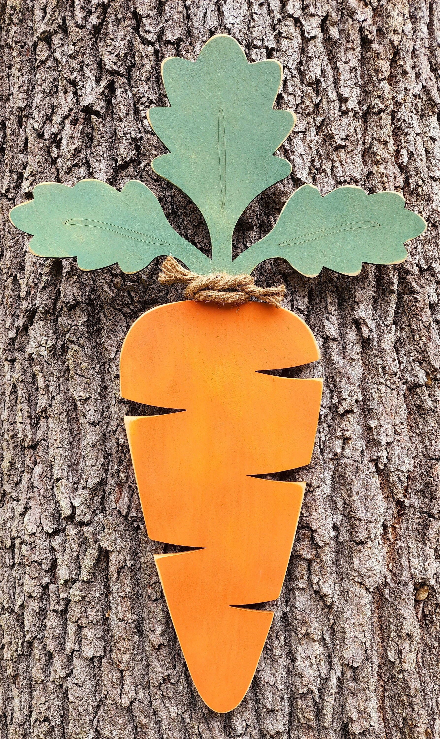 Carrot Door Sign Easter Welcome - Etsy