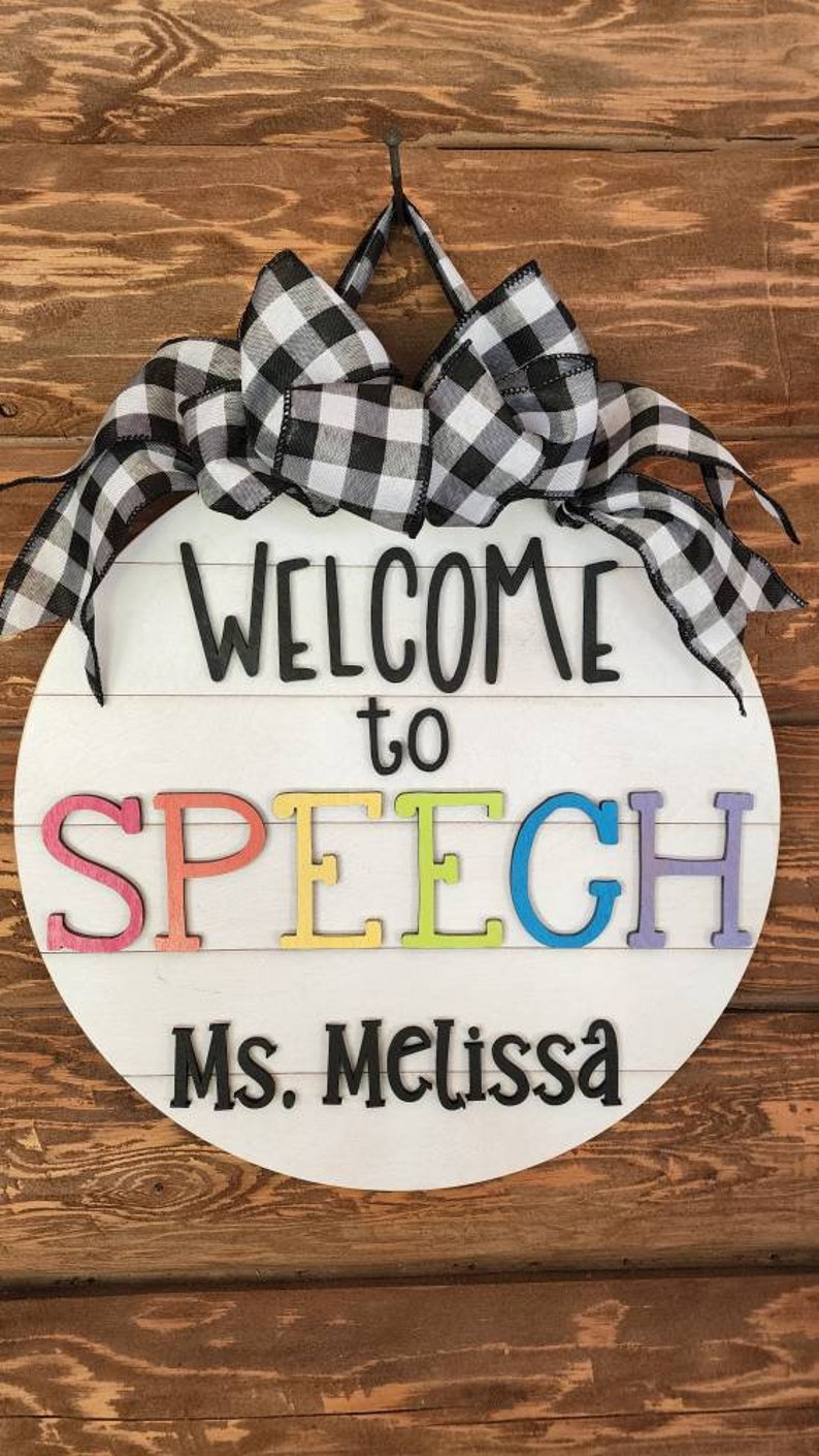 Welcome to Speech. Welcome to Our Classroom. Welcome to My - Etsy