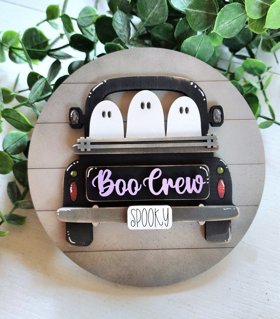 Seasonal Sign With Interchangeable Inserts. Mini Round Inserts for ...