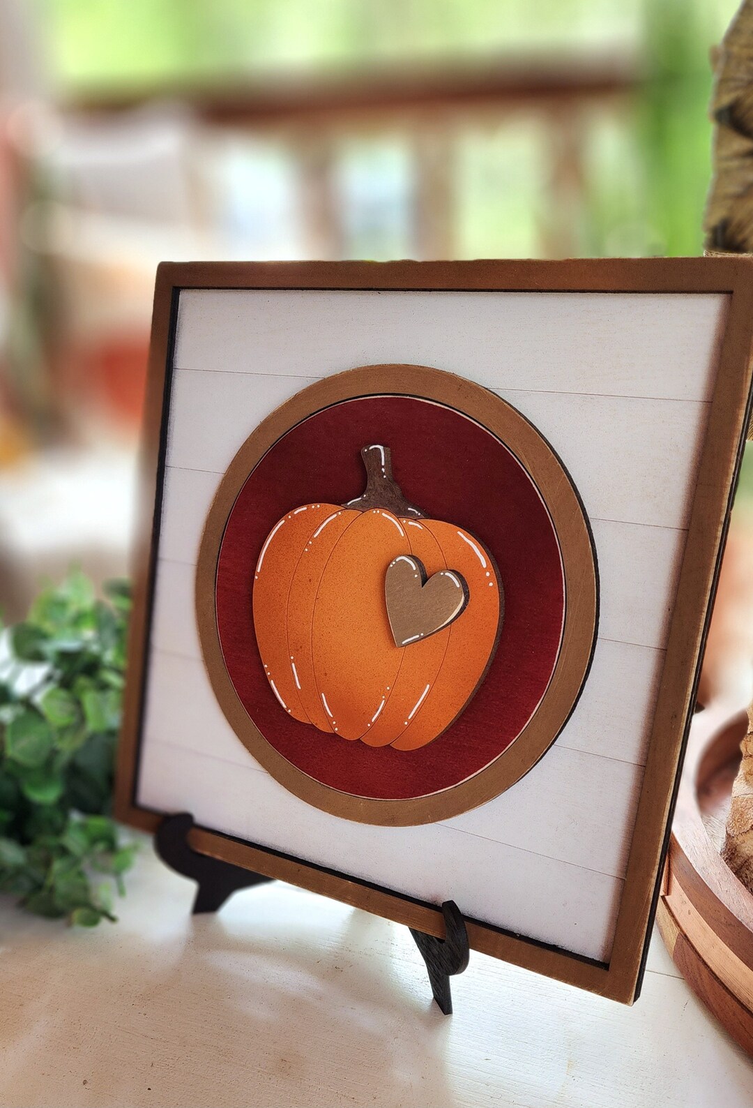 Seasonal Sign With Interchangeable Inserts. Mini Round Inserts for ...
