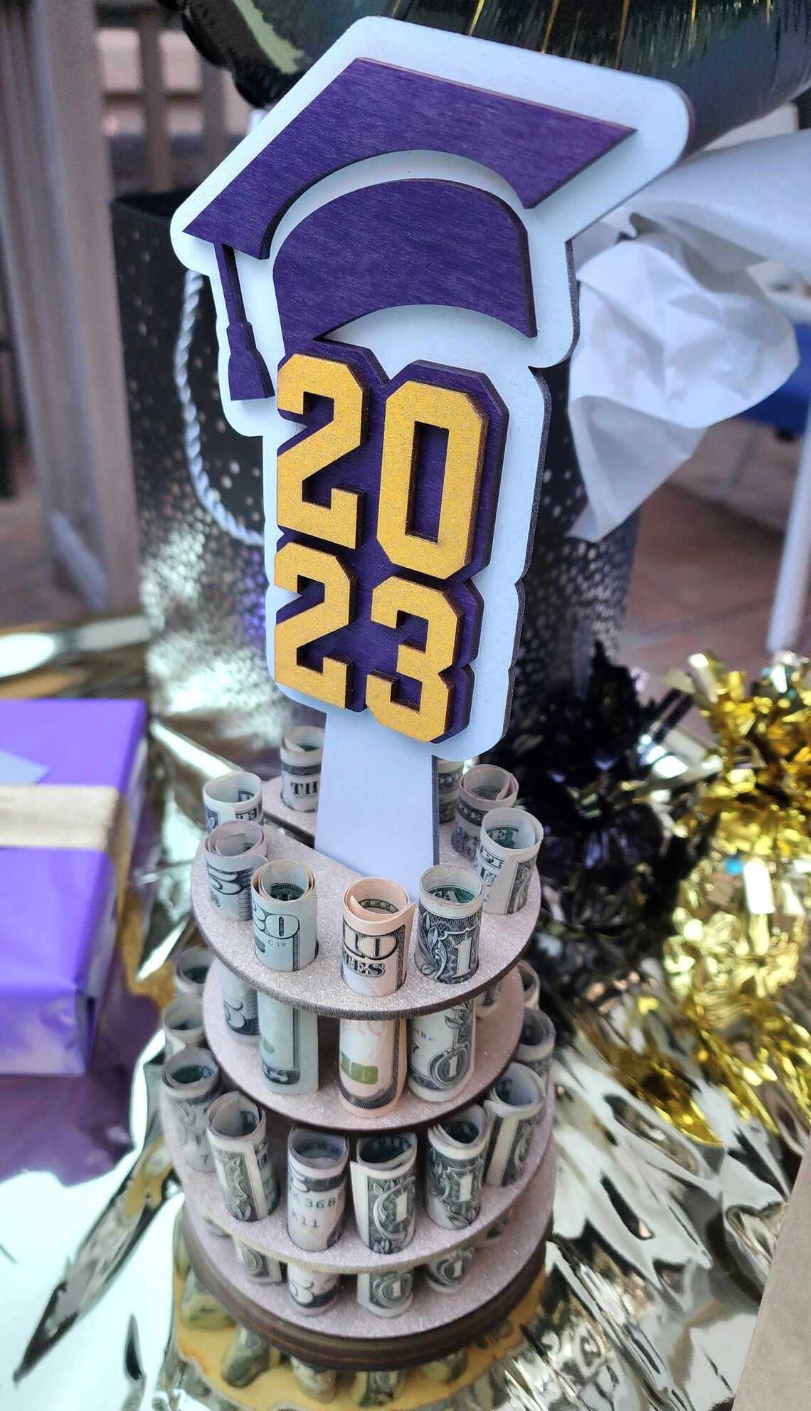 Graduation Cash Cake. Money Tree for Graduate. Custom Graduate Gift. - Etsy