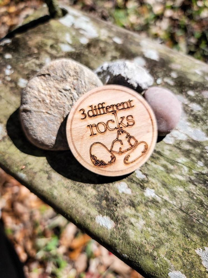 Nature Scavenger Hunt Token Pouch 15 Nature Tokens for - Etsy