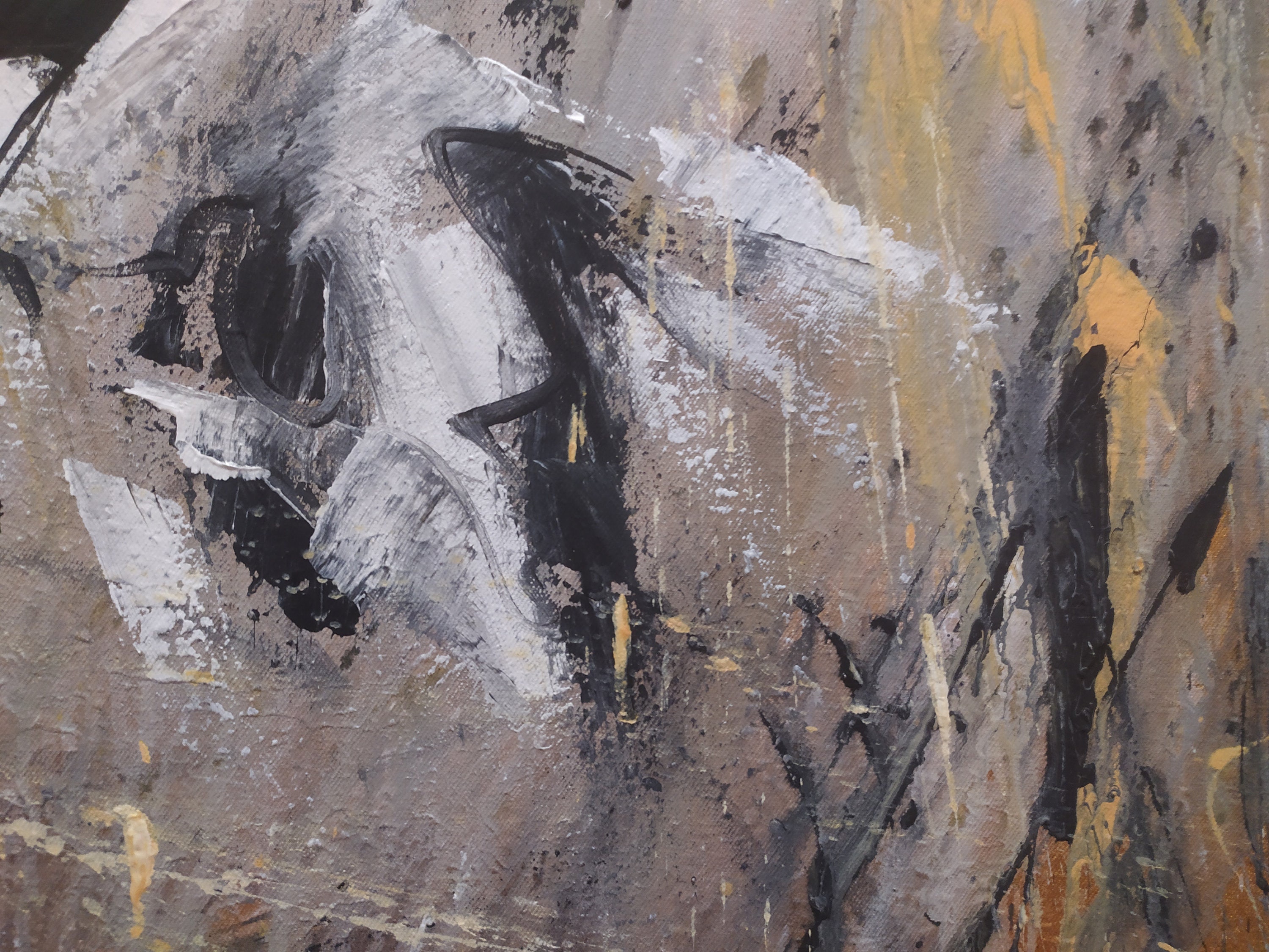 Paar Malerei Liebe Wandkunst Original Gemälde Gold Kunst | Etsy