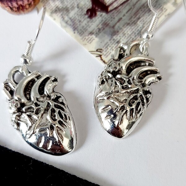 Heart Earrings - Etsy