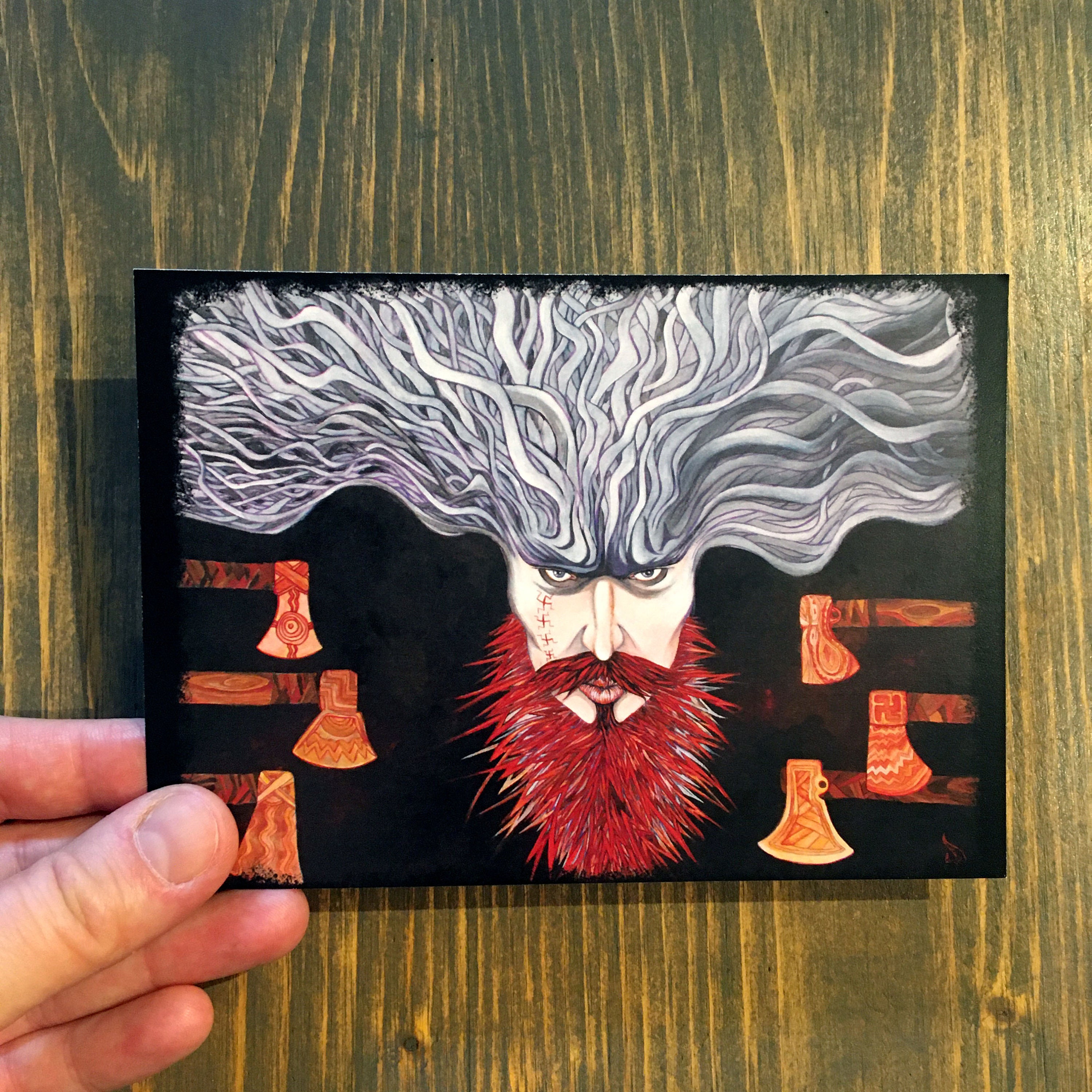 Postcards, a Set of 12 Postcards, Baltic Gods, Color Postcards ...