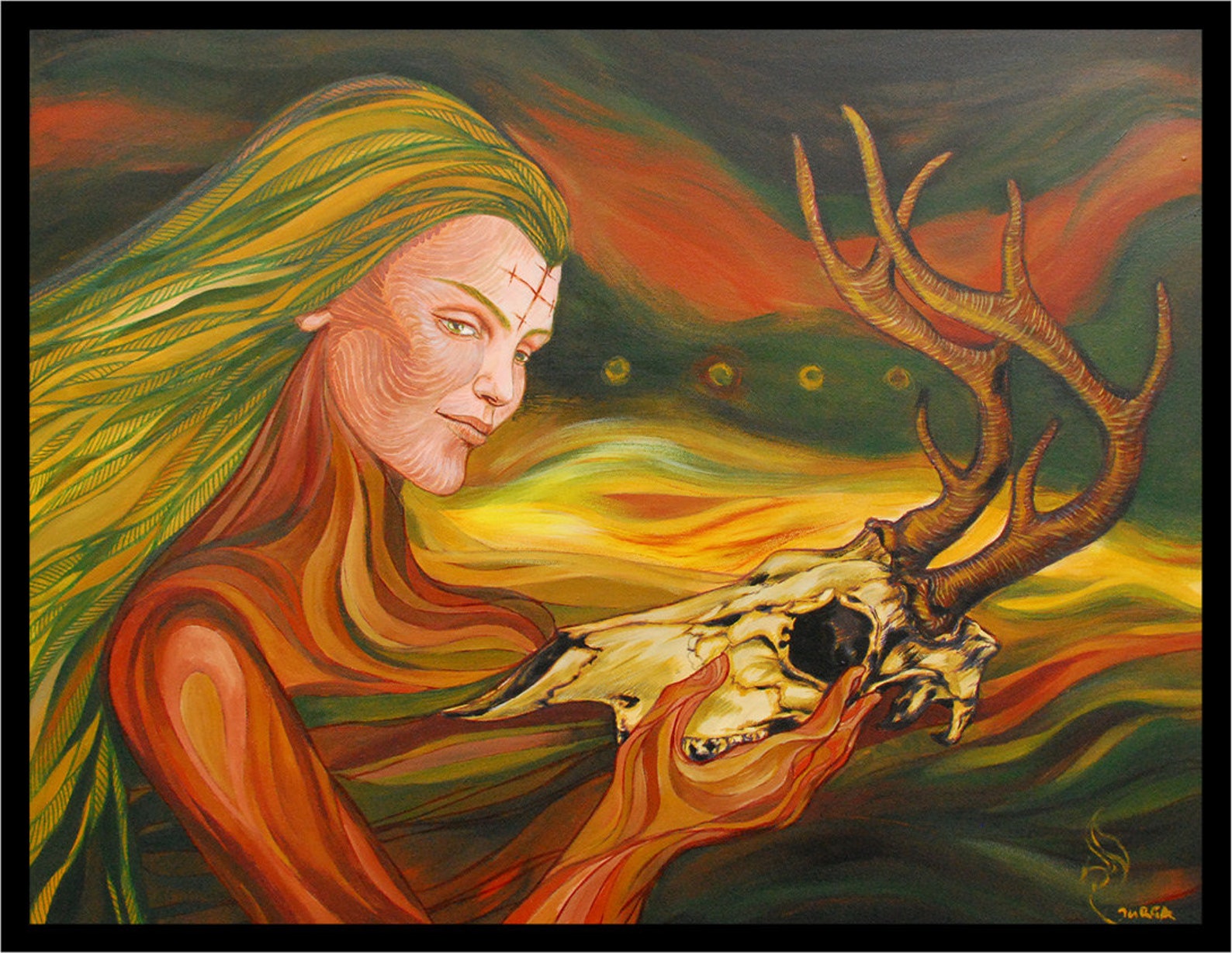 Zemyna Goddess of the Earth Art Print - Etsy