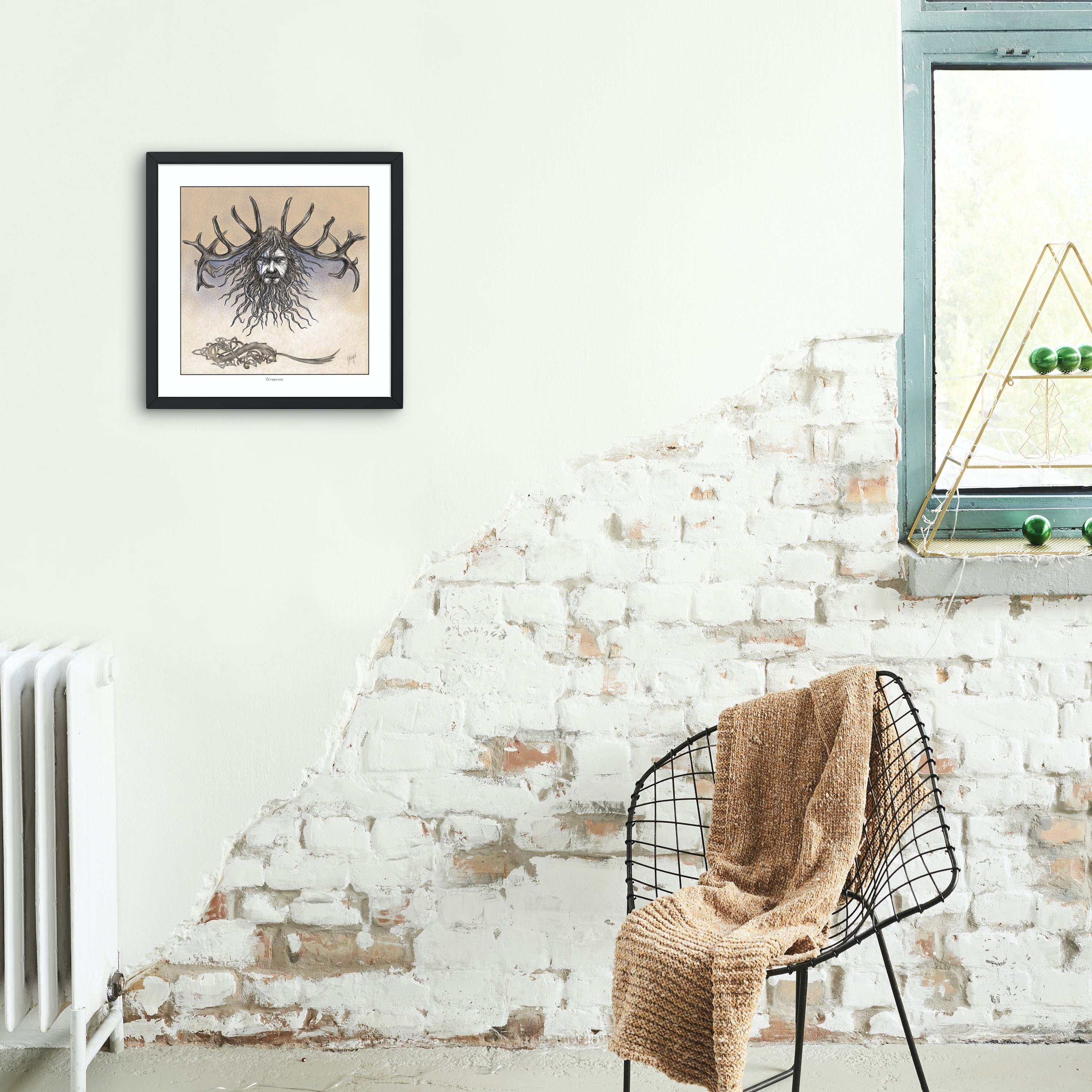 Cernunnos Celtic God of the Wild Art Print - Etsy