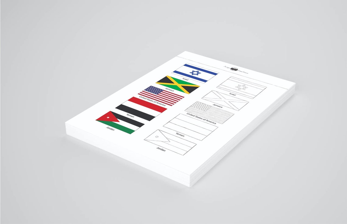 Flags of the World Printable, Flags of the Countries, Coloring Pages ...