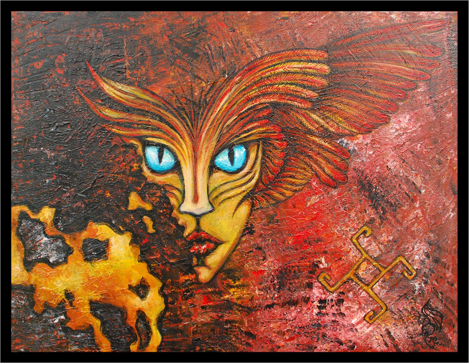 Gabija Göttin des Feuers, Kunstdruck - Etsy.de