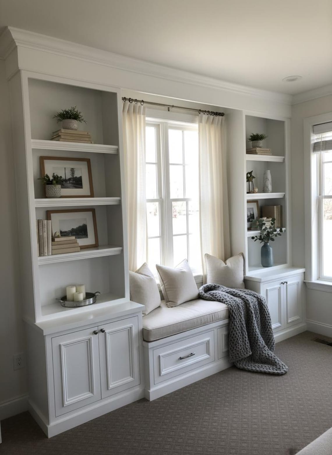 Library Wall Unit With Storage - Etsy