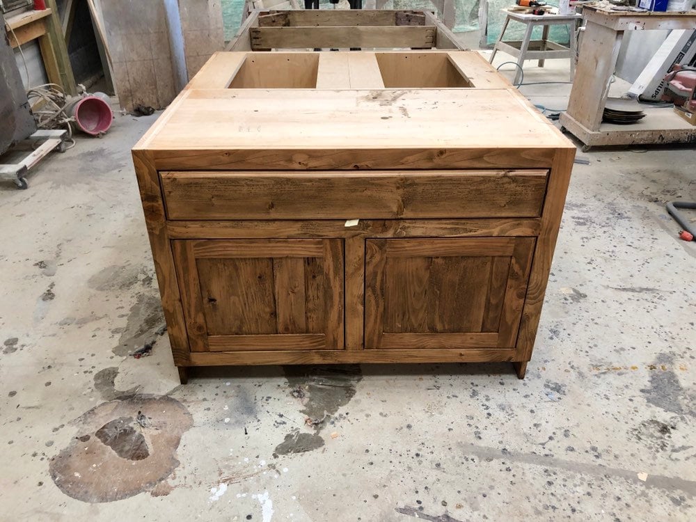 Rustic Kitchen Island With Available Extra Storage - Etsy