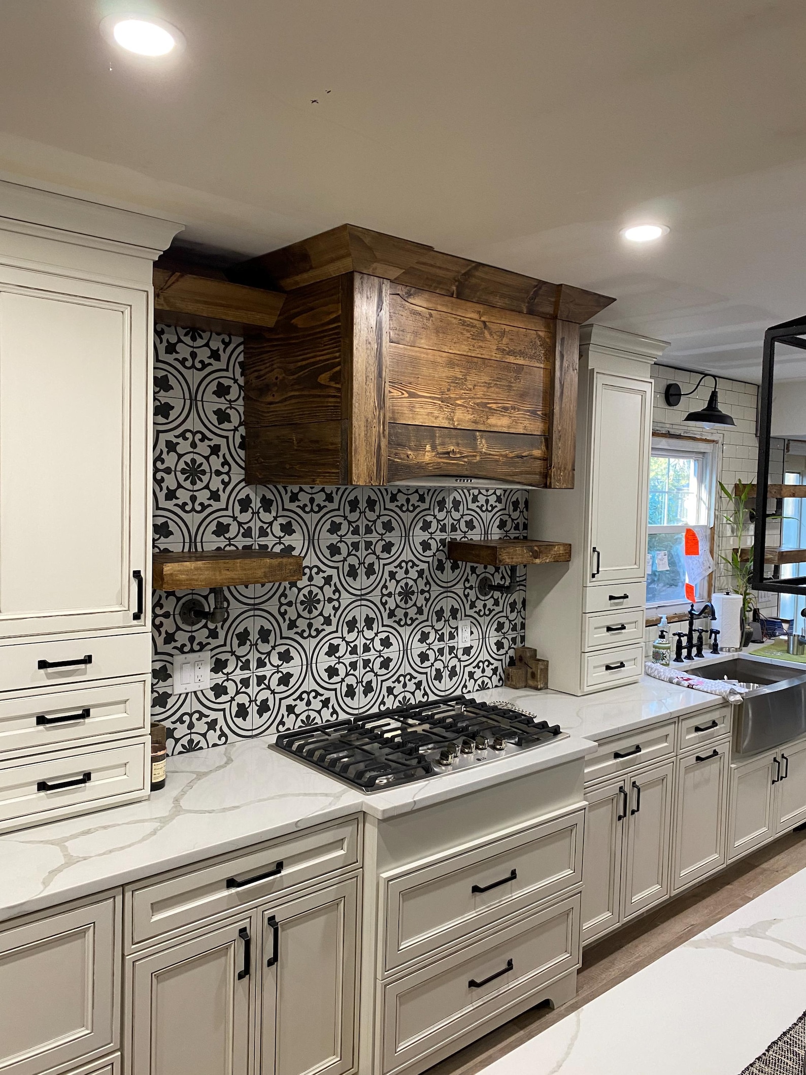 Custom Rustic Range Hood: Handcrafted - Etsy