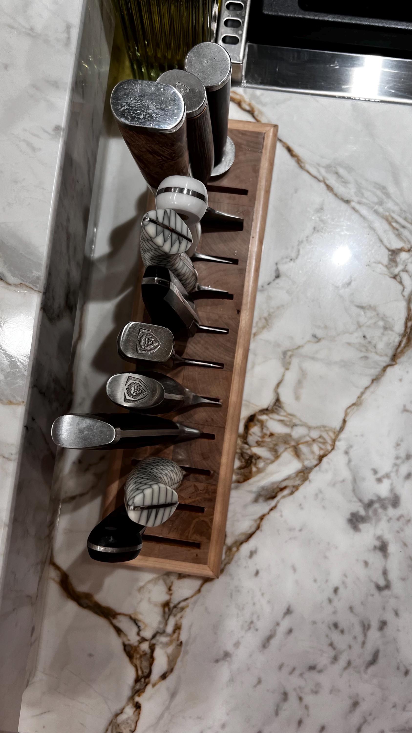 Butcher Block Knife Holder - Etsy