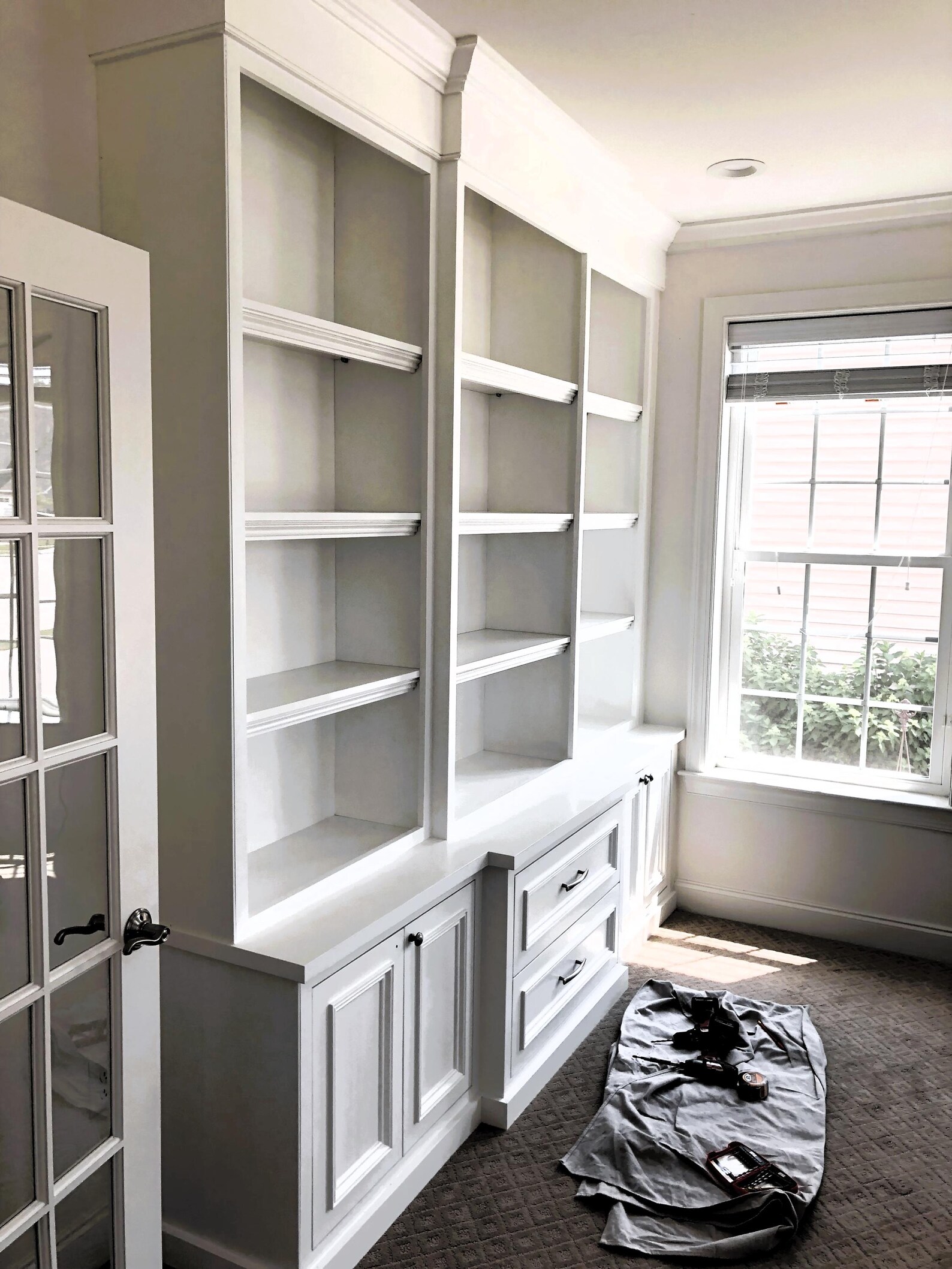 Library Wall Unit With Storage - Etsy