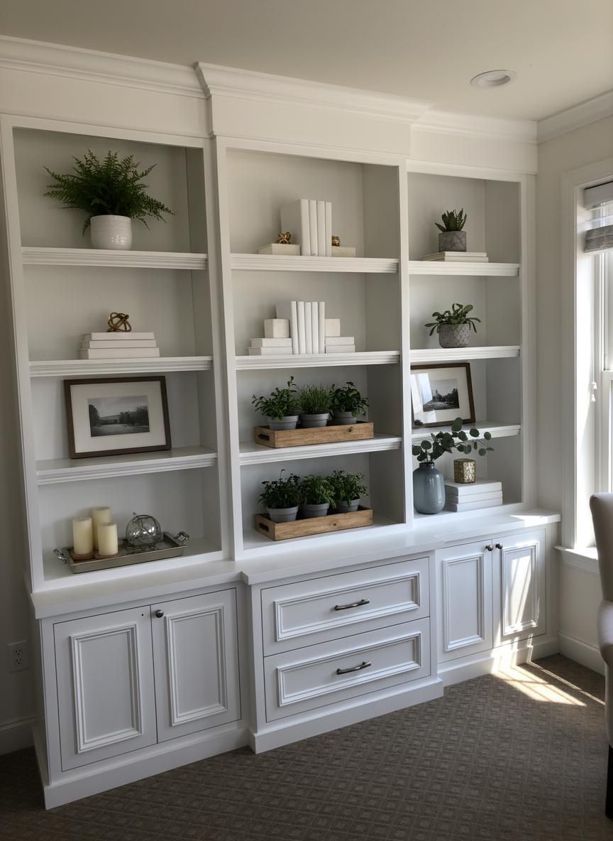 Library Wall Unit With Storage - Etsy