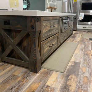 Custom Rustic 12ft. Kitchen Island - Etsy