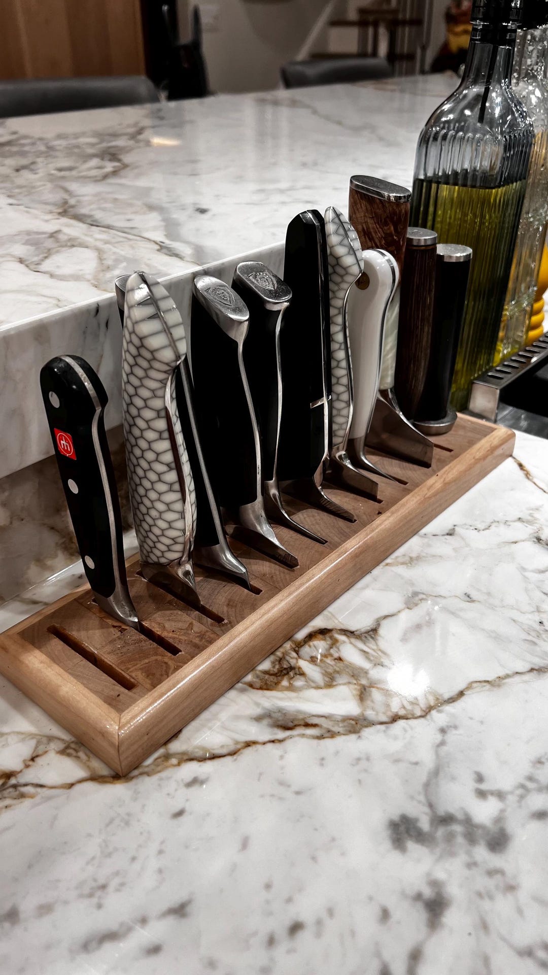 Butcher Block Knife Holder - Etsy