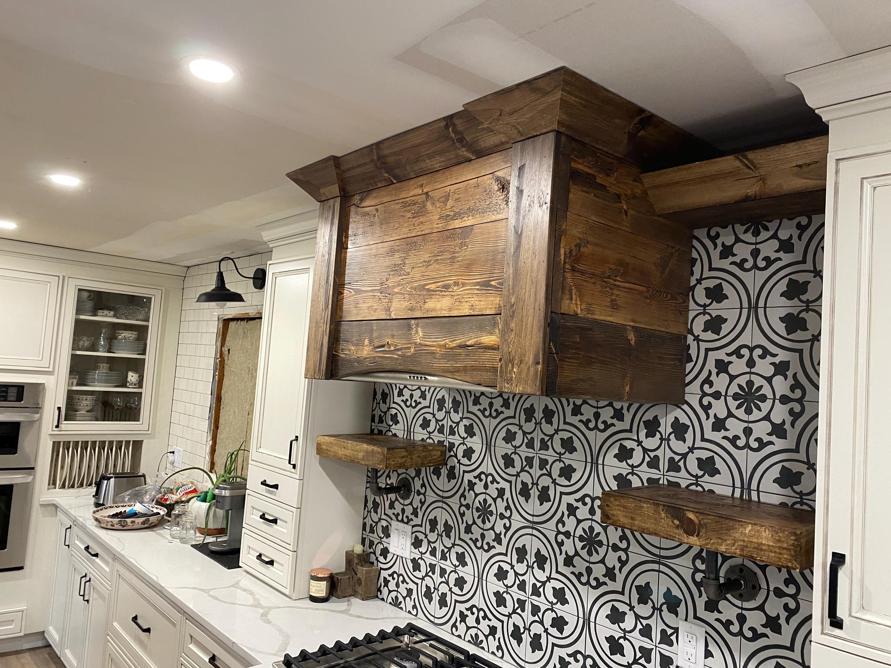 Custom Rustic Range Hood: Handcrafted - Etsy