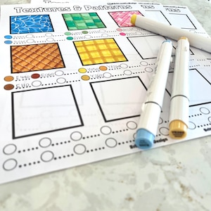 Alcohol Markers Practice Page Printable Coloring Practice Instant ...