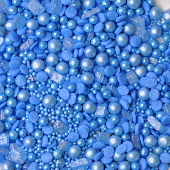 Blue Sprinkle Mix for Topping Bath Bombs Vegan Cruelty Free | Etsy