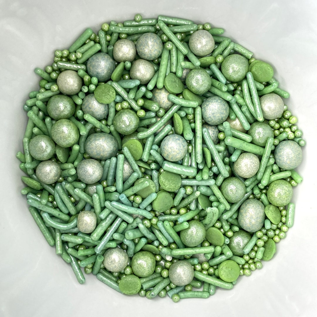 Green Sprinkle Mix for Topping Bath Bombs Vegan Cruelty Free - Etsy